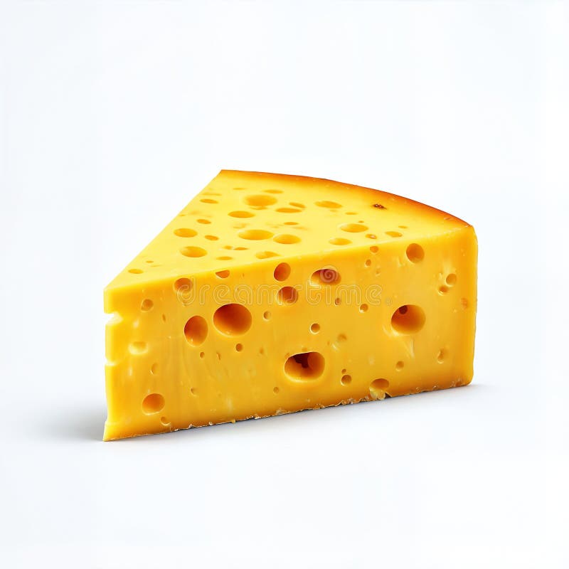 Realistic Photography of Triangular Cheese Slices Stock Photo - Image ...
