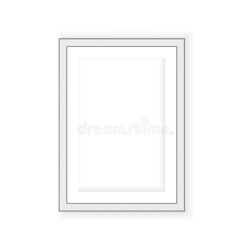 Realistic Picture Frame Isolated on White Background. Perfect for Your ...