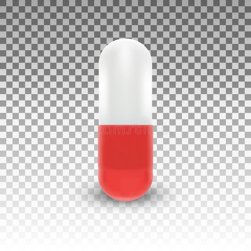 Realistic pill capsule stock vector. Illustration of drug - 87229407
