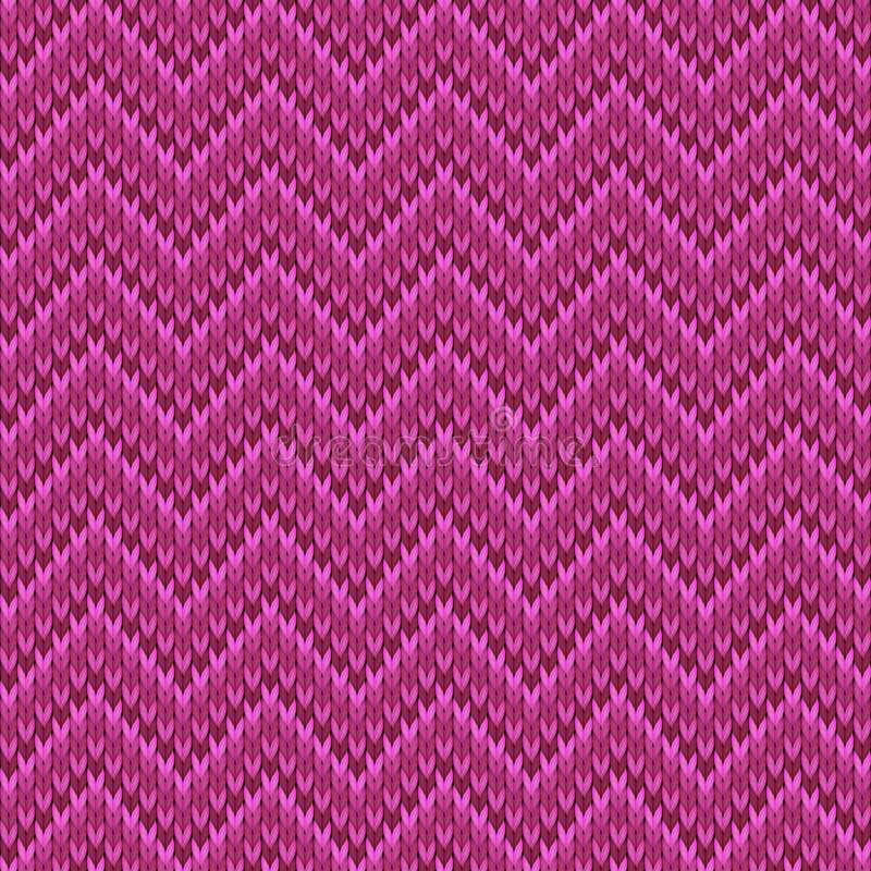 Realistic Pink Knitted Seamless Tileable Pattern. Knitted Fabric ...