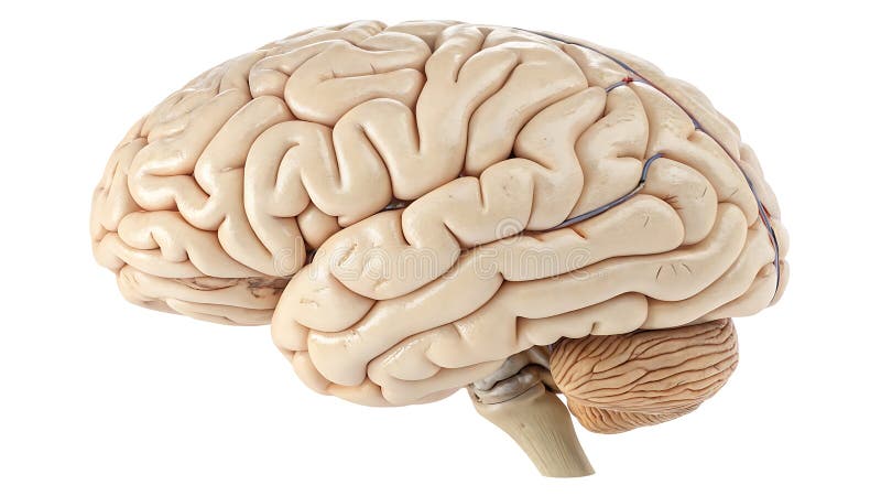 Realistic Plastic Model Human Brain Educational Purposes Stock Photos ...