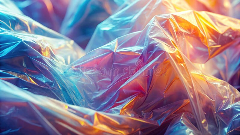 Realistic Plastic Wrap Texture Background Seamless Polyethylene Film ...