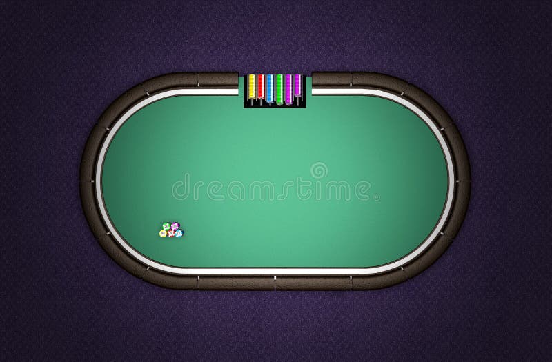 Realistic Poker Table stock illustration. Illustration of background ...