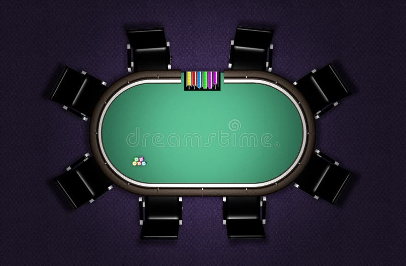 Realistic Poker Table stock illustration. Illustration of casino - 48173934