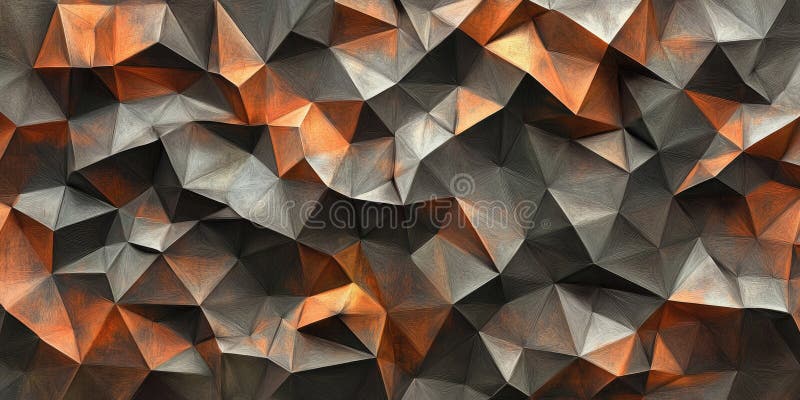 Realistic Polygonal Design Background, Polygonal Geometry in a ...