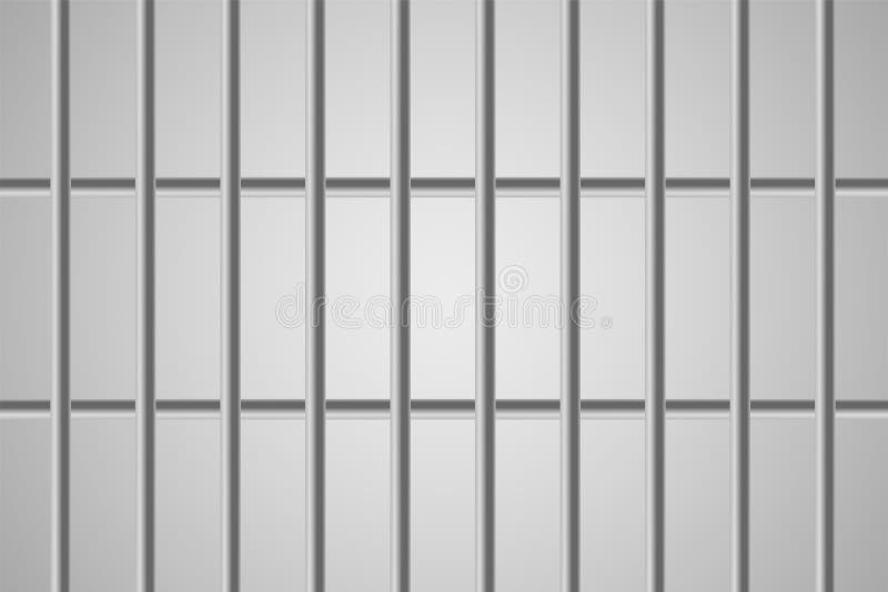 Realistic Prison Metal Bars Background Design Stock Vector ...