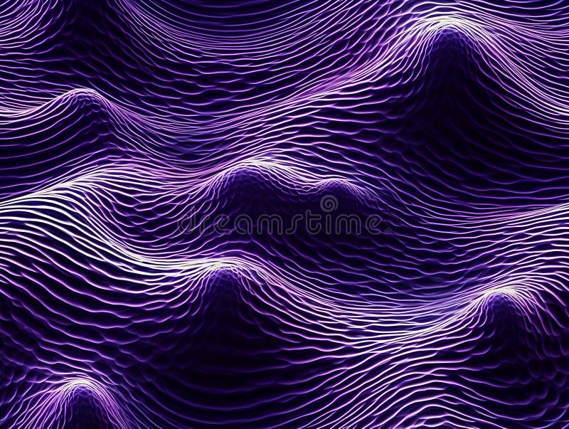 Realistic Psychic Waves Illustration Seamless Wallpaper Design Stock ...