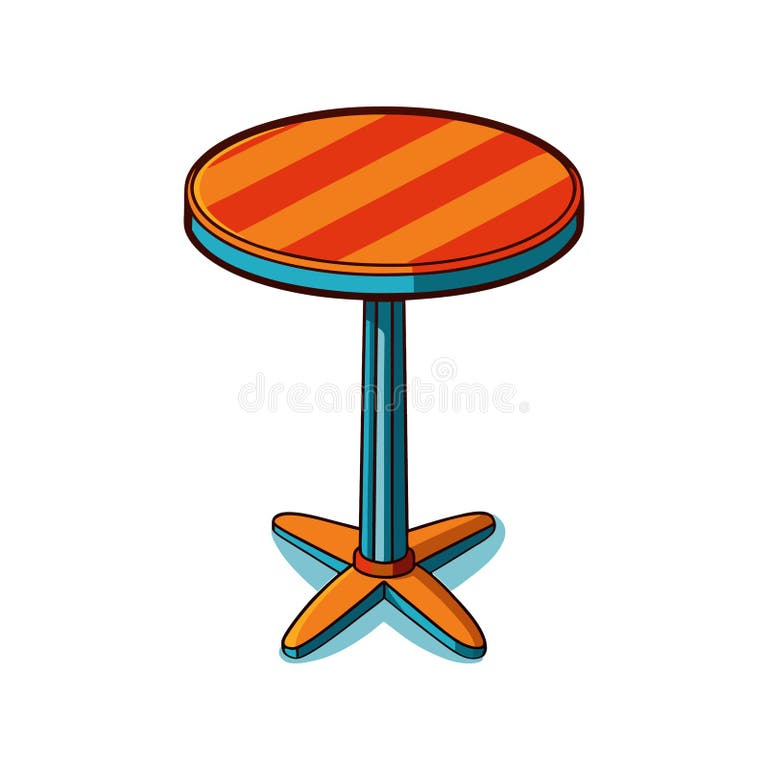 Realistic Pub Table Design stock image. Illustration of home - 363690525