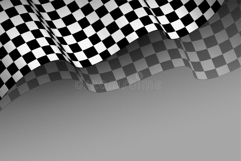 Realistic Racing Flag 3d Style Background Stock Vector - Illustration ...