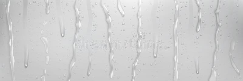 Realistic Rain Shower Water Drops Down Vector Stock Vector ...