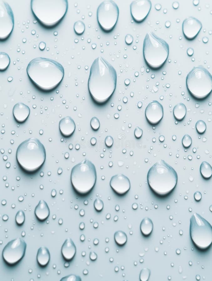 Realistic Raindrops on Glass Surface with Soft Light Reflection and ...