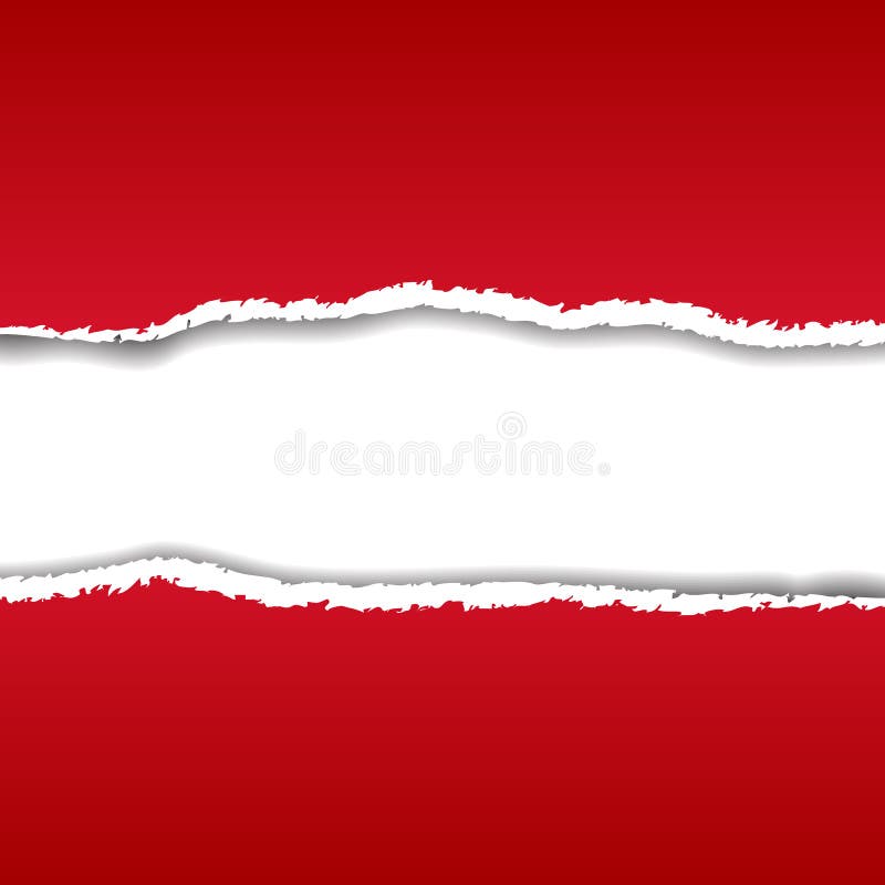 Vector Realistic Red Background with Paper Stock Vector - Illustration ...