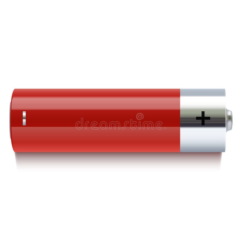 Glossy battery stock vector. Illustration of alternative - 22173139