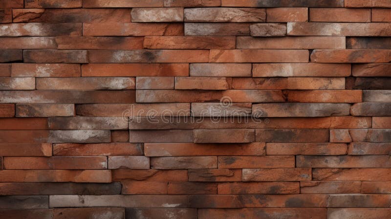 Realistic Red Brick Wall Texture for Designers Stock Illustration ...