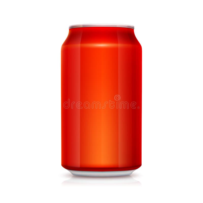 Realistic Red Aluminum Can Stock Illustrations – 296 Realistic Red ...