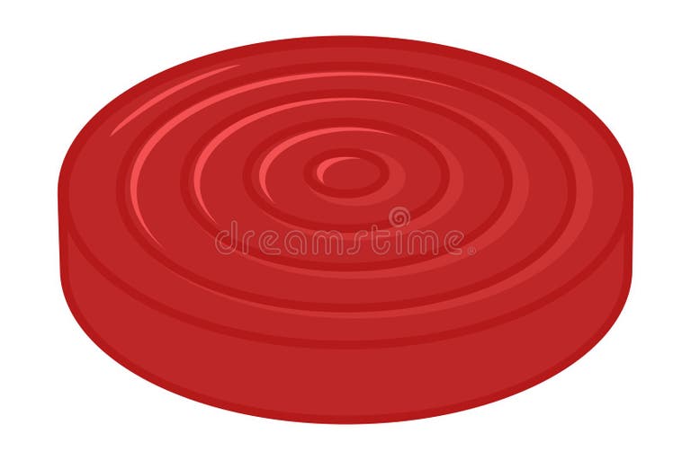 Realistic Red Checkers or Draughts Piece Side on Vector Stock Vector ...