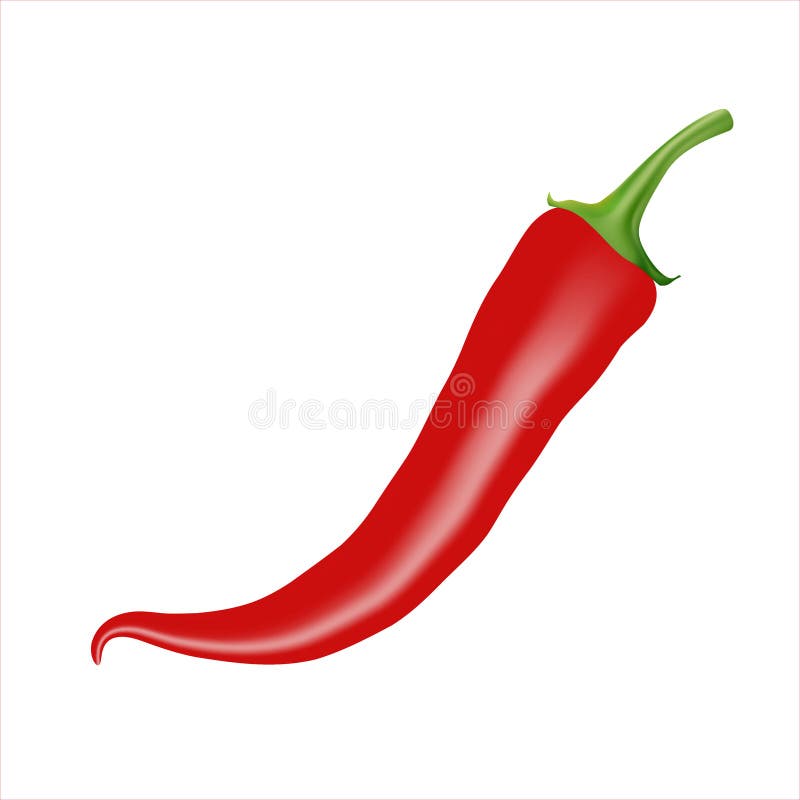 Realistic red chili papers stock vector. Illustration of grocery ...