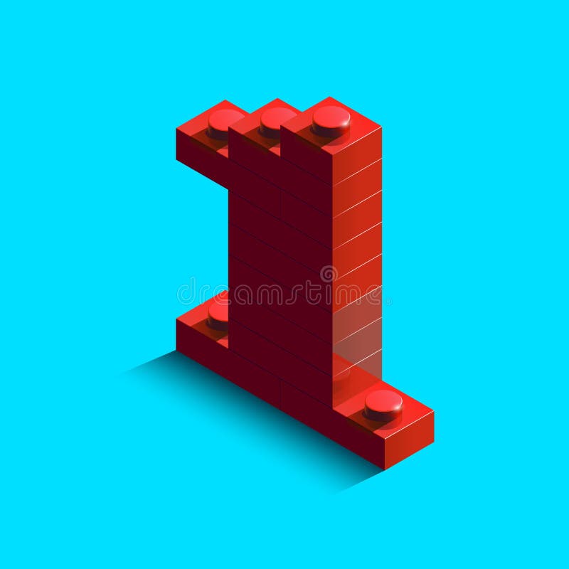 Lego Blocks Alphabet 1 Stock Illustrations – 6 Lego Blocks Alphabet 1 ...