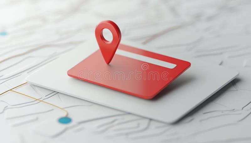 Realistic Red Geolocation stock photo. Image of navigation - 384815132
