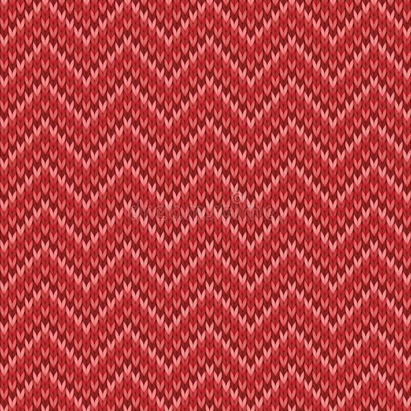 Realistic Red Knitted Seamless Tileable Pattern. Knitted Fabric Texture ...