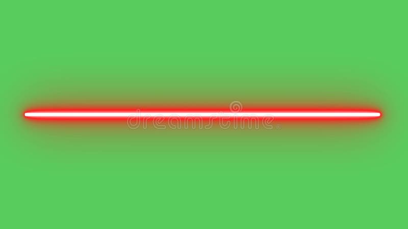 Realistic Red Laser Light Beam on Green Background. Stock Footage ...
