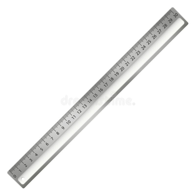Realistic Ruler Isolated on Transparent Background. Vector Illustration ...