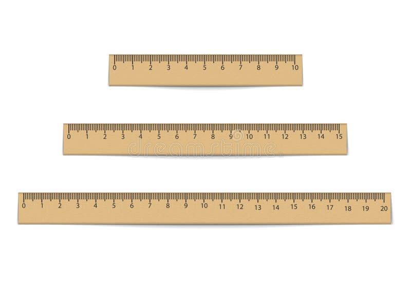 Realistic Ruler Isolated on Transparent Background. Vector Illustration ...