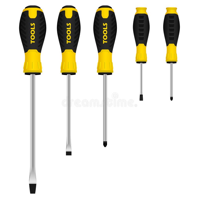 Realistic Tool Set. Tools Box Stock Illustration - Illustration of ...