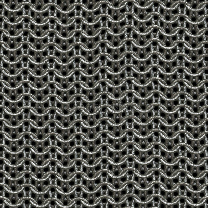 Realistic Seamless Chain Link Fence Texture Stock Illustration ...