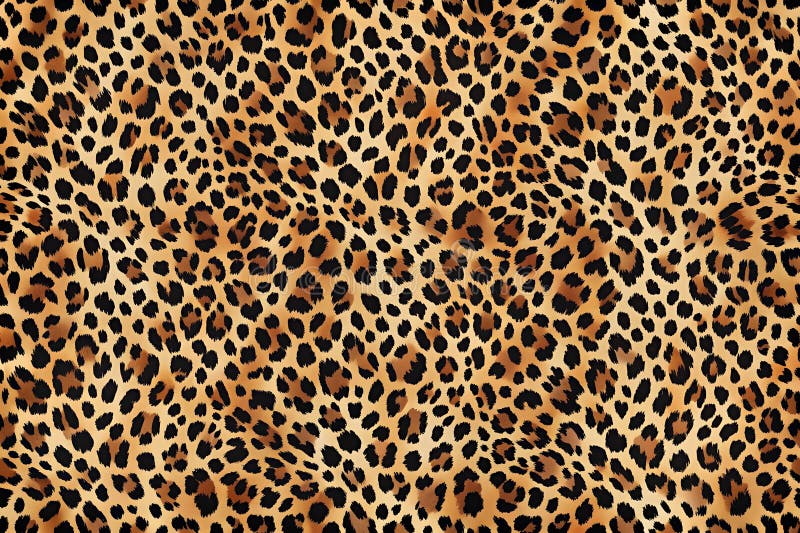 Realistic and Seamless Leopard Skin Pattern Animal Skin Pattern Texture ...