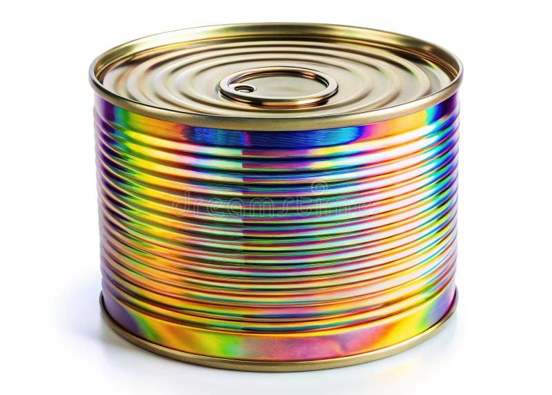 A Realistic Secure Tin Can Display Mockup Ideal for Packaging Design ...