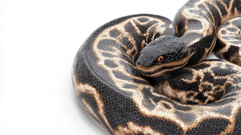 Realistic Serpentine with Intricate Patterns for Nature and Wildlife ...