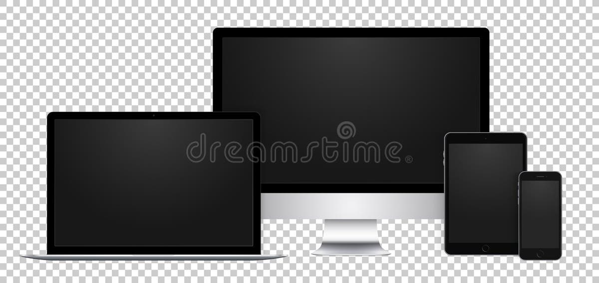 Electronic Devices Transparent Background Stock Illustrations – 1,330 ...