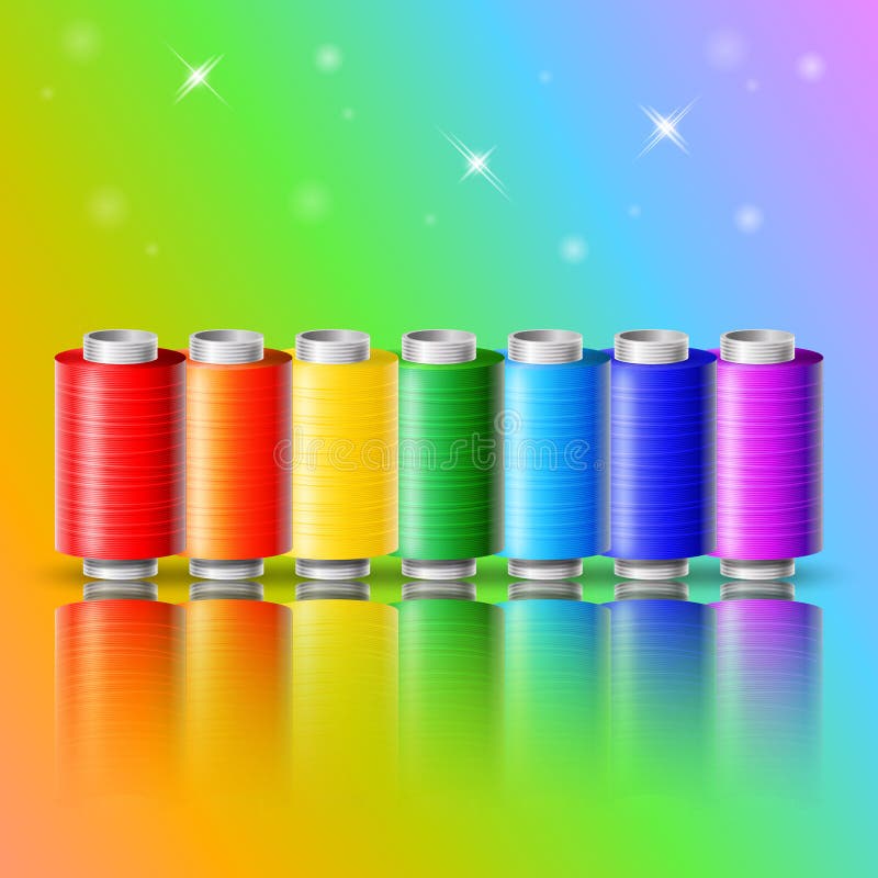 Thread Spools Background Stock Illustrations – 453 Thread Spools ...