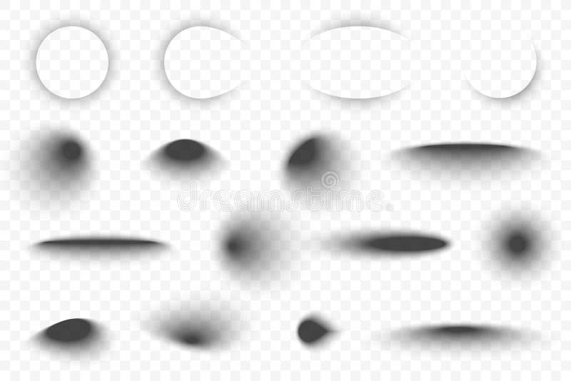 Transparent Realistic Paper Shadow Effects Stock Illustrations – 380 ...