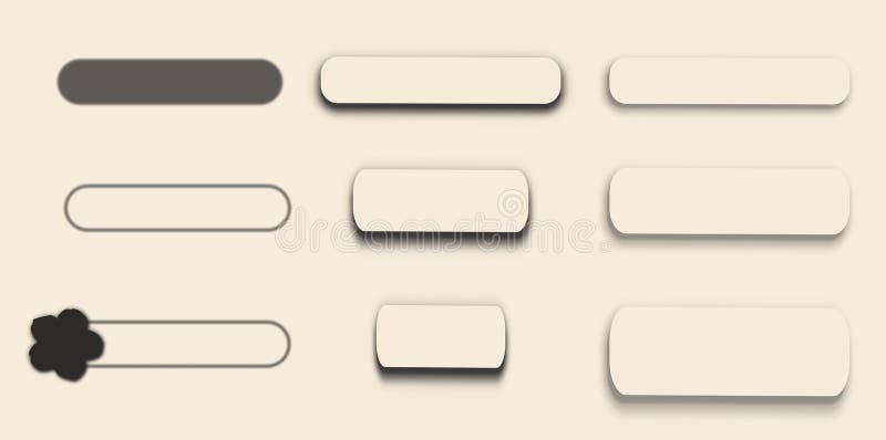 Realistic Shadow Effects for Design Stock Illustration - Illustration ...