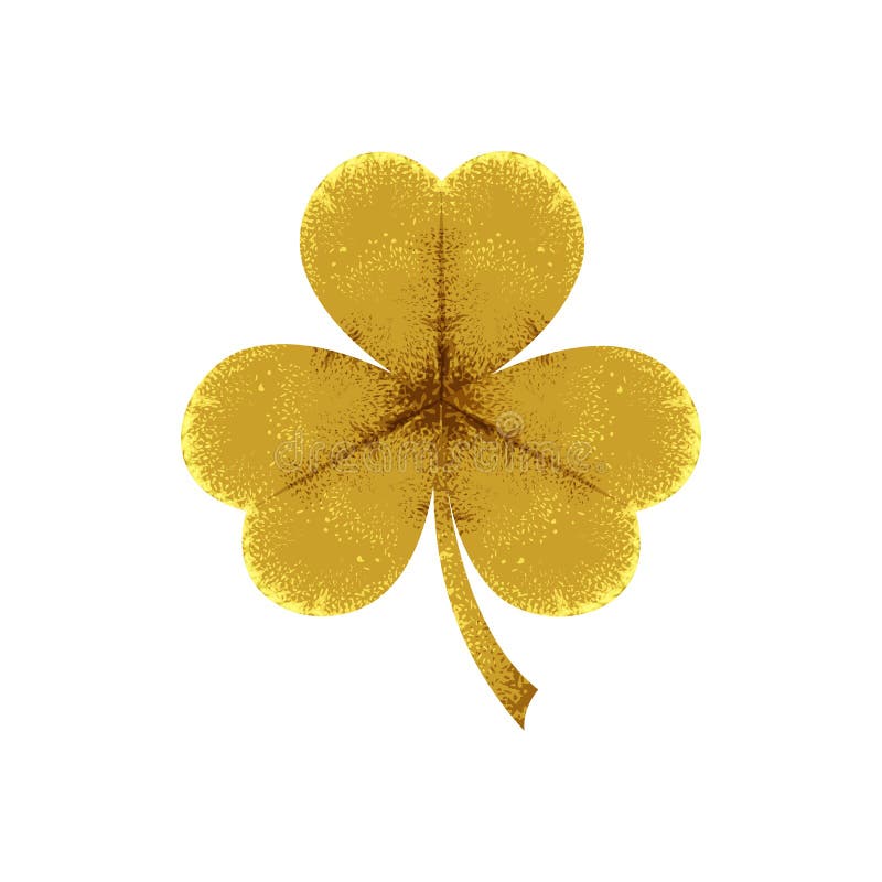 Realistic shamrock clover stock vector. Illustration of light - 114045531