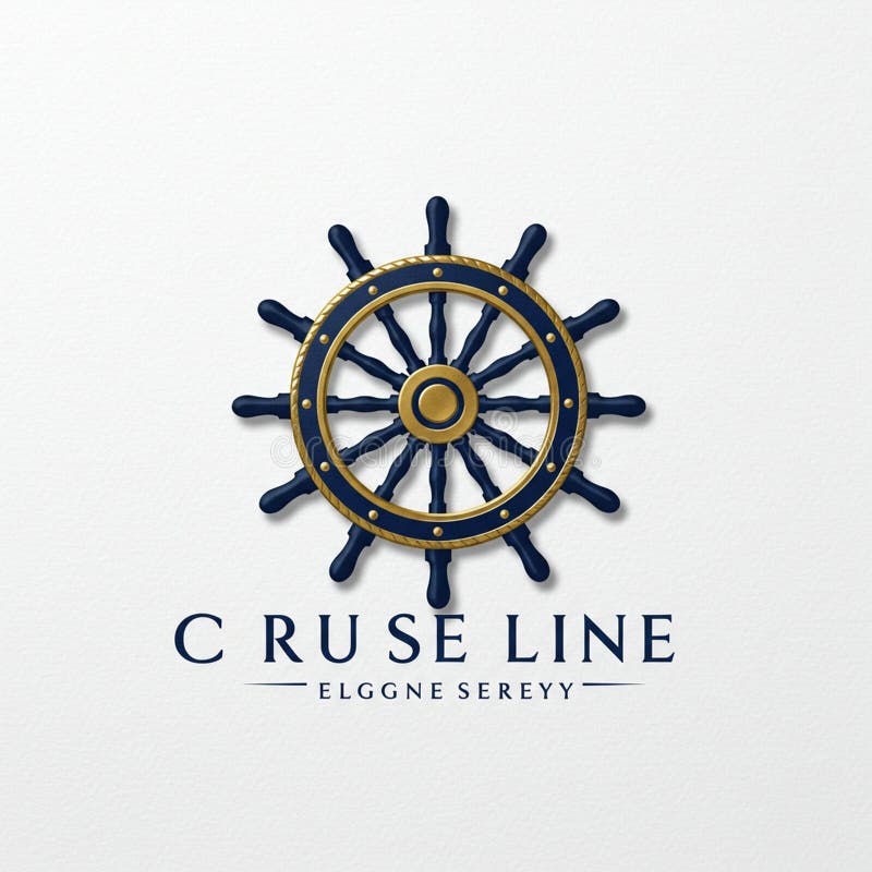 A Realistic Ship S Wheel Illustration, Composed of a Central Circular ...