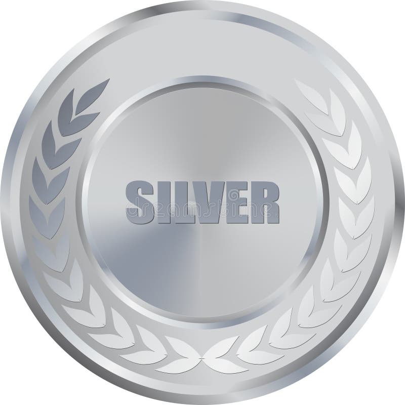 Realistic Silver Medal Vector, Silver Award, Prize, Silver Challenge ...