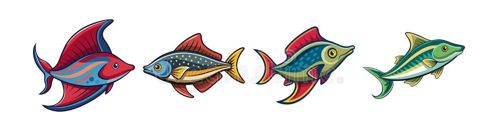Realistic Skate Fish Illustration with Marine Features Stock Vector ...