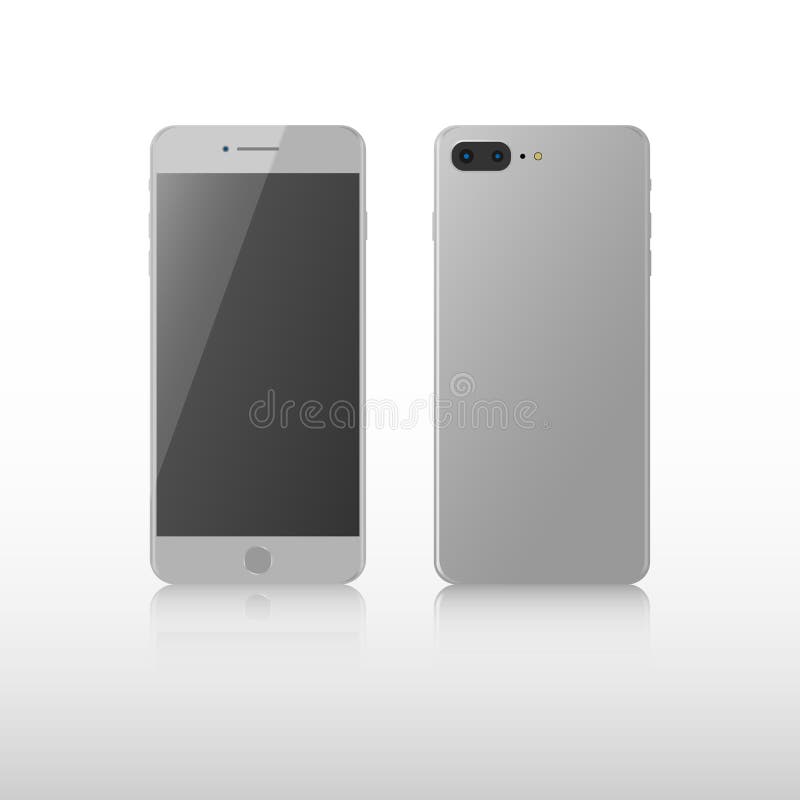 Realistic Smart Phone. Realistic Vector Mobile. Stock Vector ...