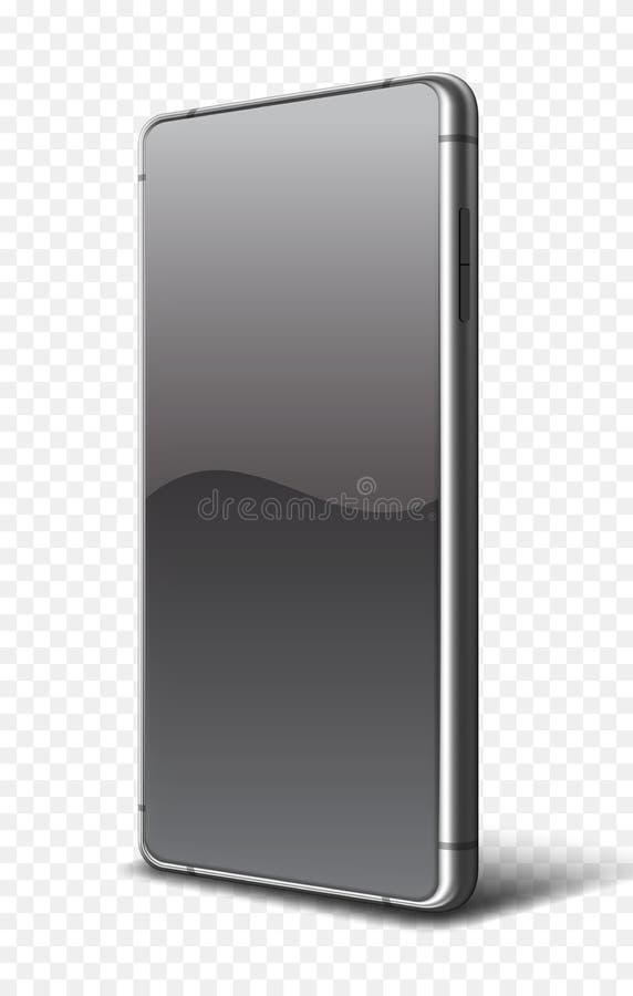 Realistic Smartphone Digital Device Mockup Template Stock Vector ...