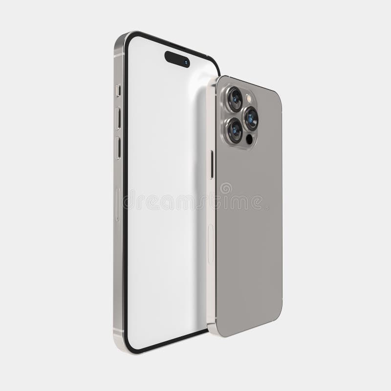 Realistic Smartphone Display, Device Screen Template for Infographics ...