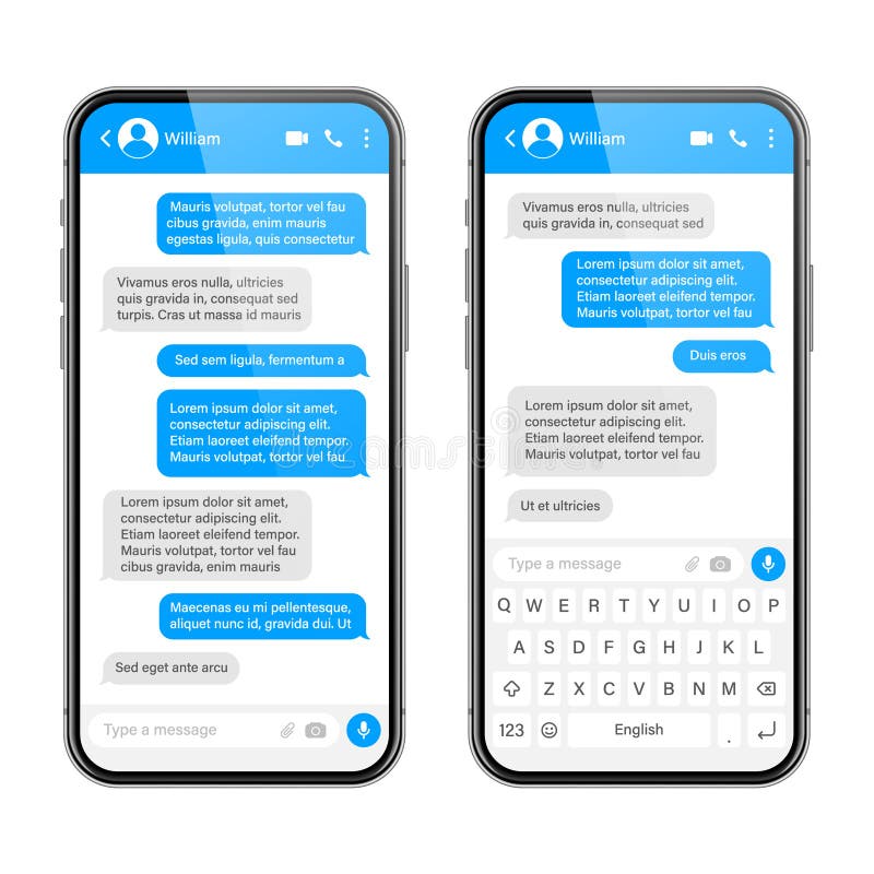 Messenger Blank Screen Stock Illustrations – 1,372 Messenger Blank ...