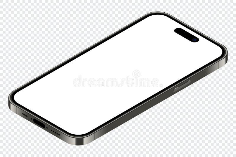 Isometric Smartphone. Simple Flat Isometric Phone. Smartphone Device ...