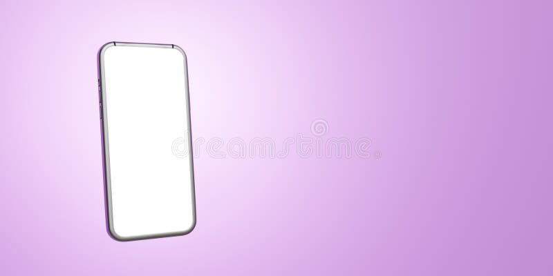 Realistic Smartphone Mockup. Mobile Phone Display, Device Screen Frame ...