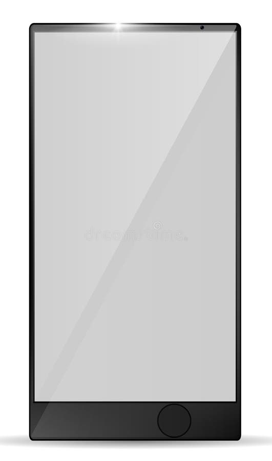 Realistic Smartphone. Mockup. Vertical Position Stock Vector ...