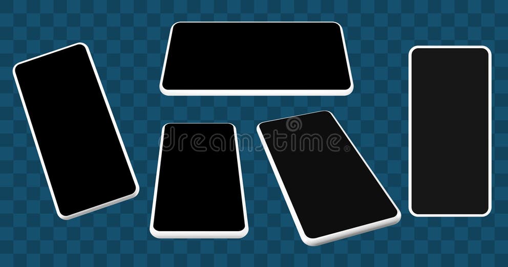 Smartphones Different Angles Stock Illustrations – 79 Smartphones ...