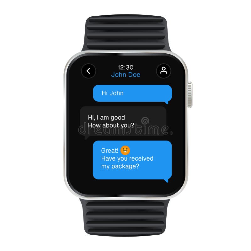 Realistic Mobile Messaging Stock Illustrations – 675 Realistic Mobile ...