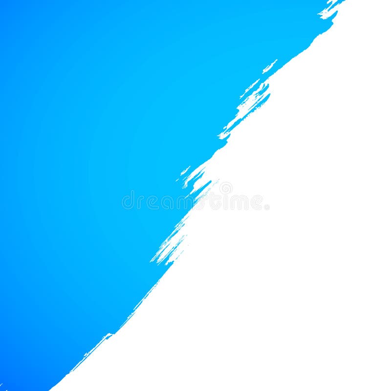 Smear of Blue Paint on a White Panoramic Background - Vector Stock ...